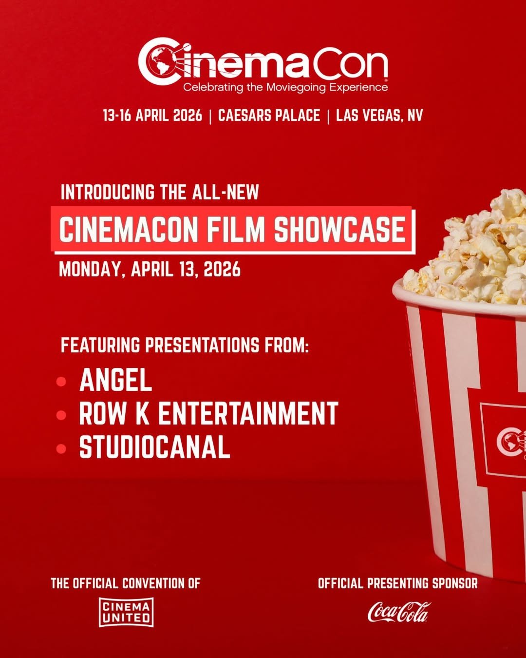 CinemaCon 2026 Film Showcase Bringing a Big New Monday Spotlight ...